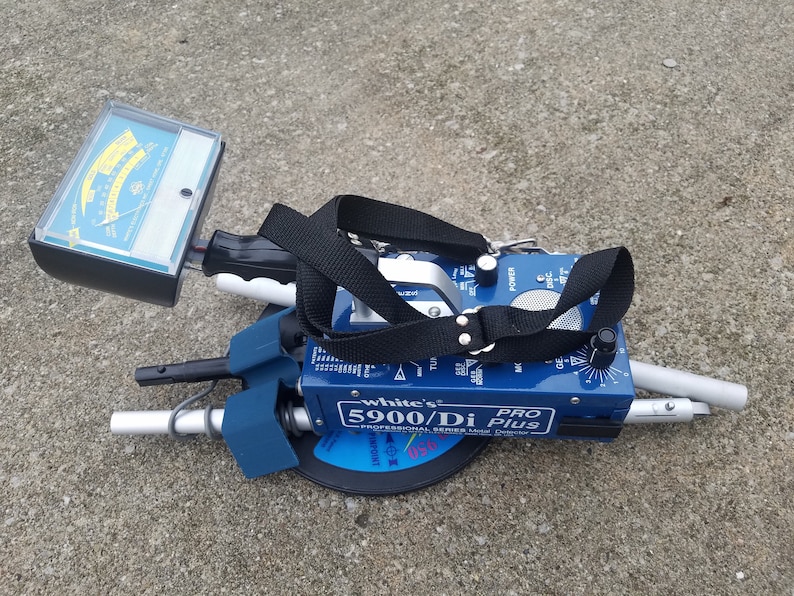 Whites Metal Detector 5900/di Pro Plus With Blue Max Deep Scan - Etsy