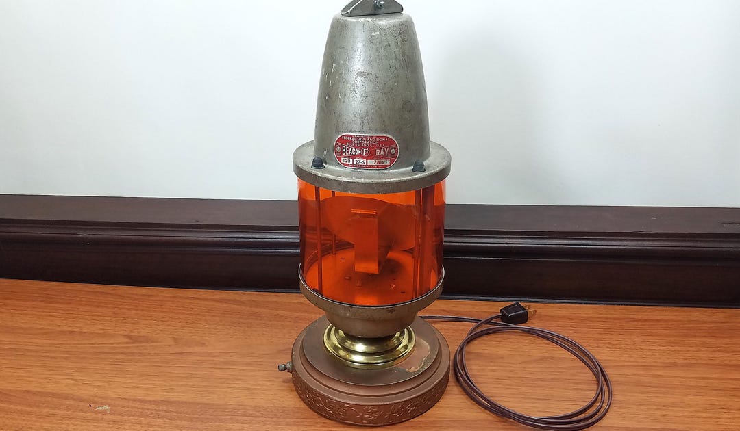 VTG Marine Rotating Orange Beacon Ray Federal Sign and Signal Corp 27-S ...