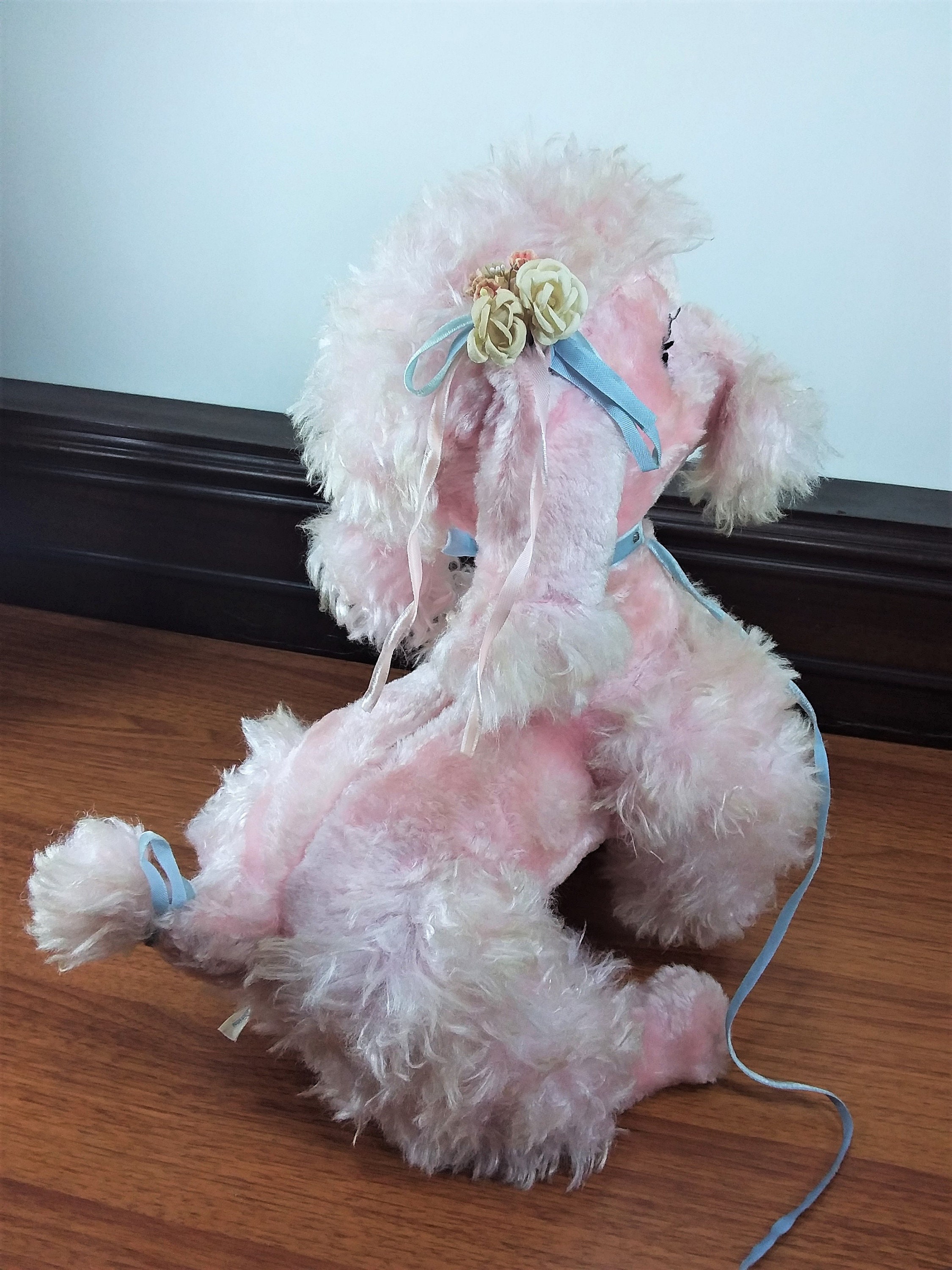 Rushton Star Creation Pink Poodle 1950s Dog Plush Stuffed - Etsy