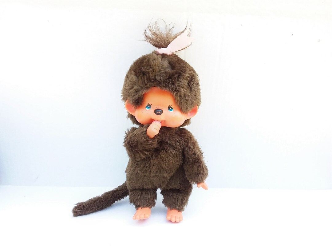Sekiguchi Monchhichi Doll 8 Pacifier Thumb Sucking Plush Stuffed Monkey ...