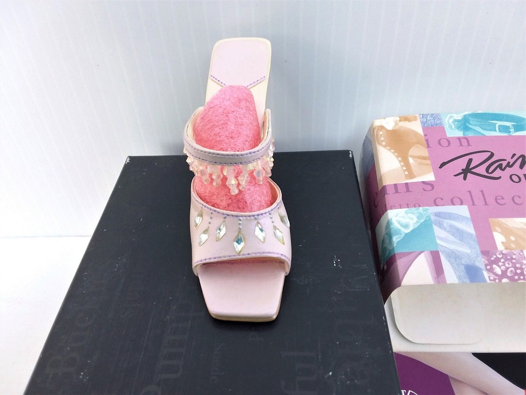 Just the Right Shoe Raine Crystal Cascade Mixed Media Miniature 25318 ...