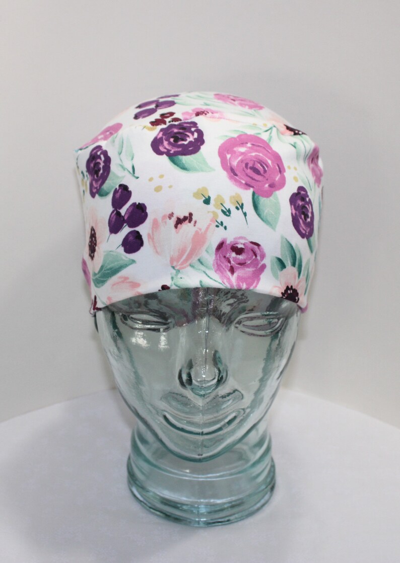 SOFT KNIT Scrub Hat-european Fancy Flowers - Etsy