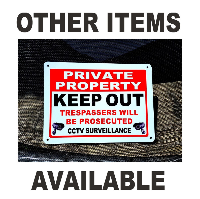 Private Property Do Not Enter Sign - Etsy