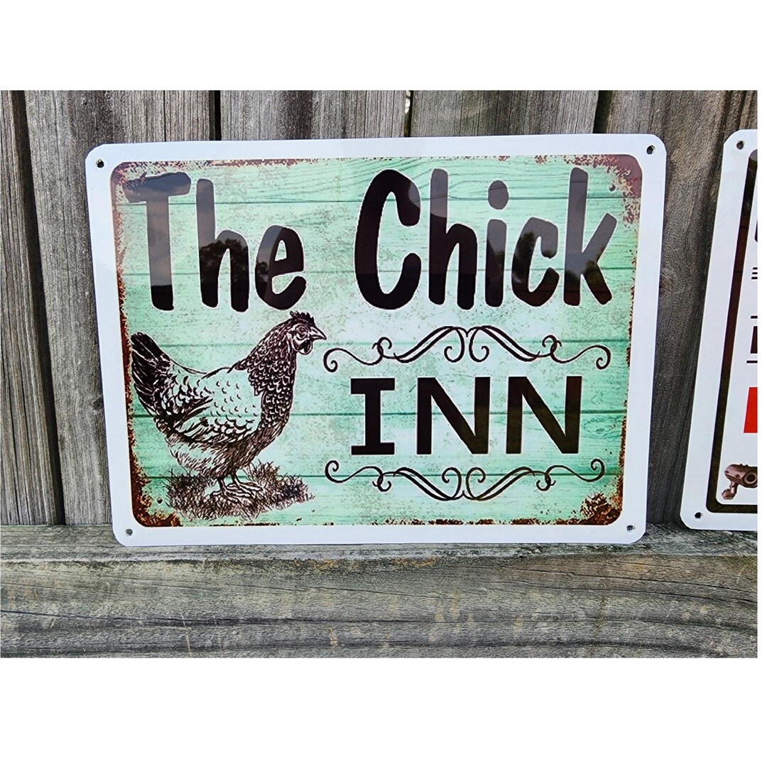 The Chick Inn Chicken Coop Sign - Etsy