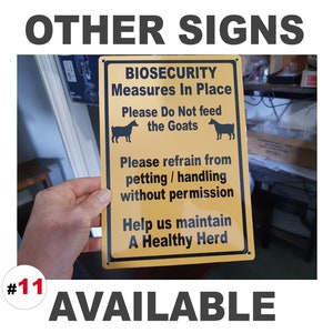 Harvesting Biosecurity Gate Farm Property Sign - Etsy