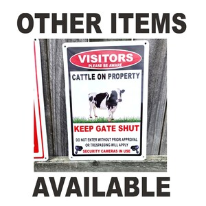 Sheep Grazing Sign Please Close Gate - Etsy