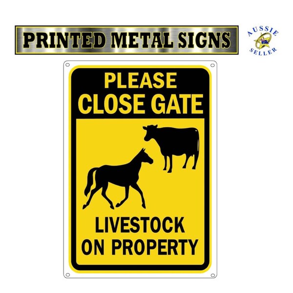 Livestock Sign - Etsy