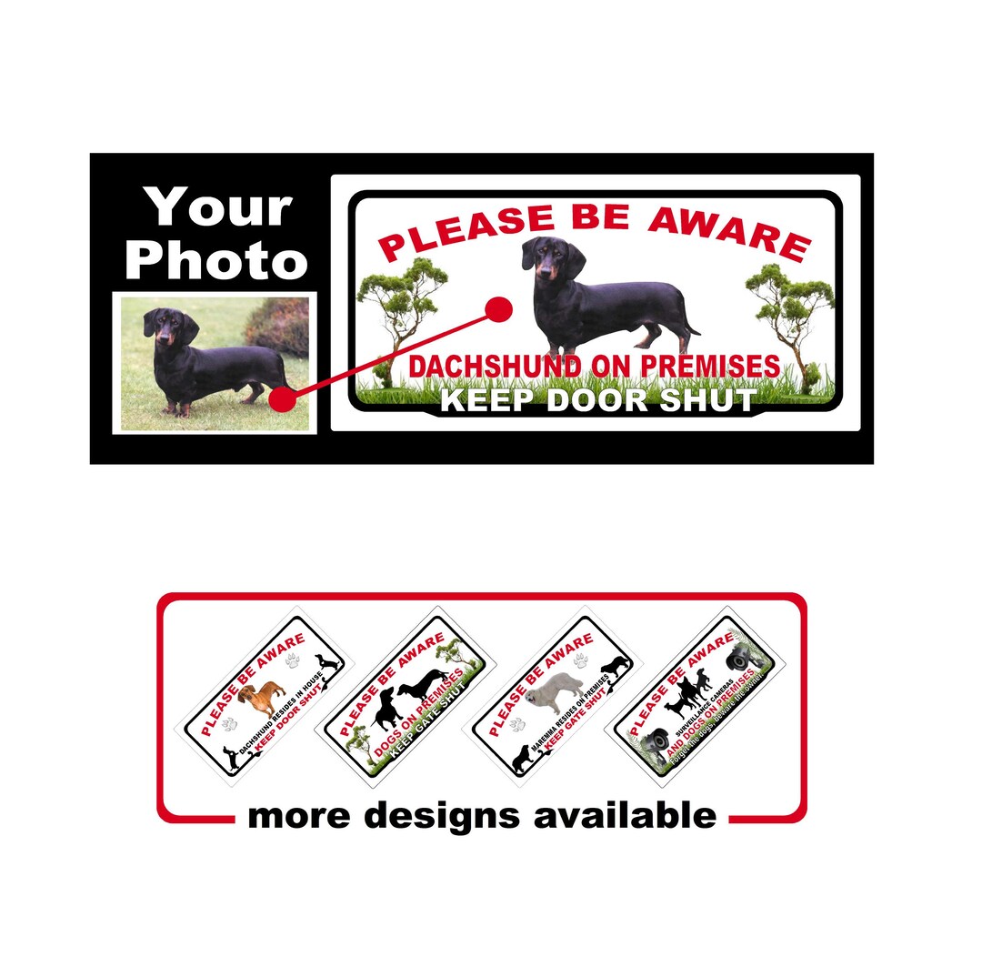Dachshund Dog Sign Personalised or Standard - Etsy