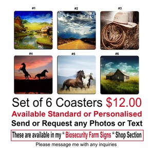 Harvesting Biosecurity Gate Property Personalized Sign - Etsy