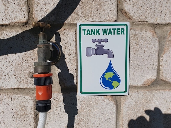 Tank Water Sign | Etsy