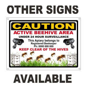Beehive Apiary Sign - Etsy