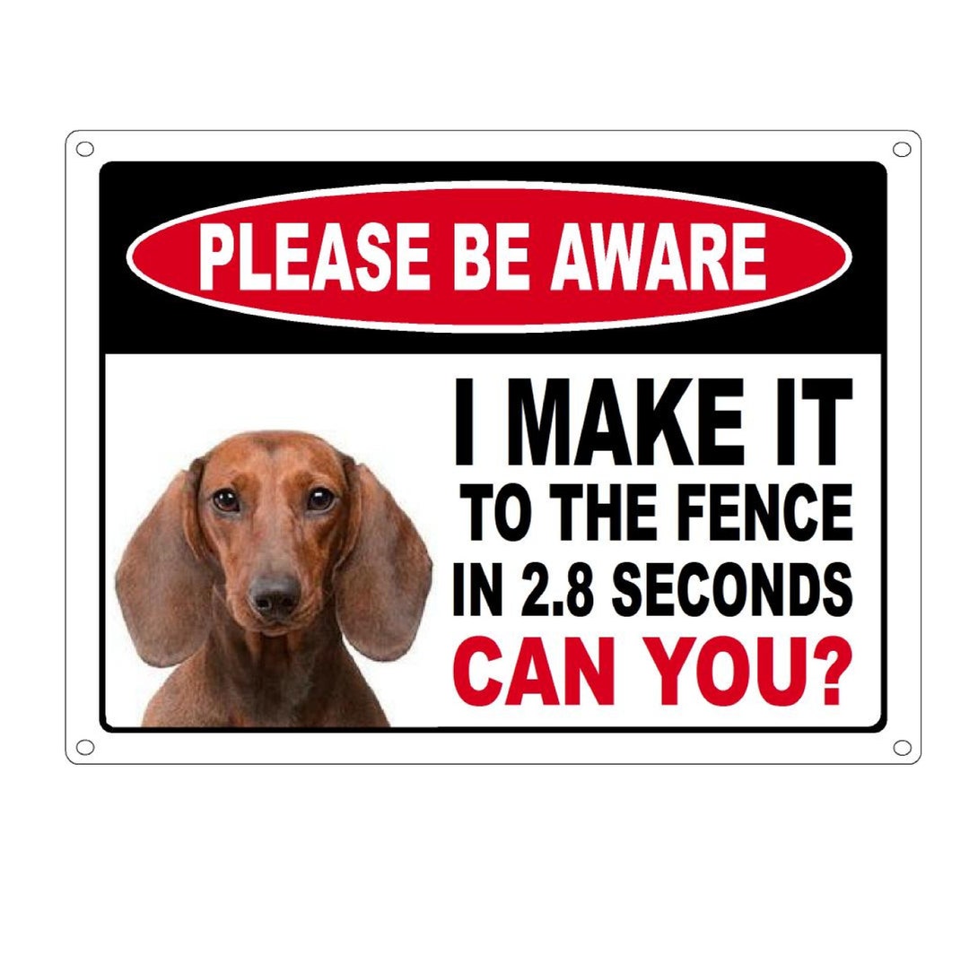 Dachshund Dog Gate Sign - Etsy