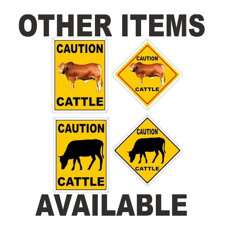Cattle Grazing Sign Please Close Gate - Etsy