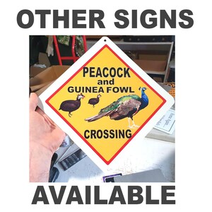 Guinea Fowl Crossing Sign. - Etsy