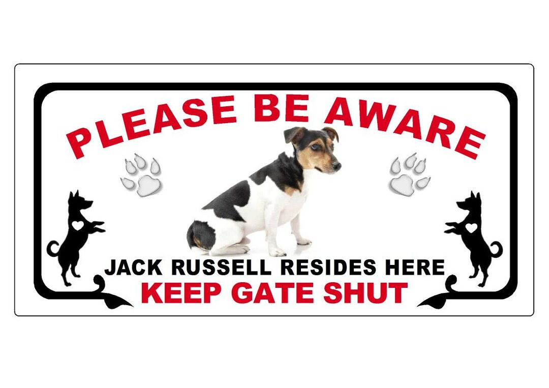 Jack Russell Sign - Etsy