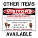 Cattle Grazing Sign Please Close Gate - Etsy