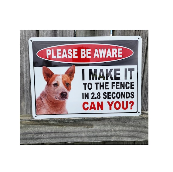 Red Heeler Cattle Dog Sign | Etsy