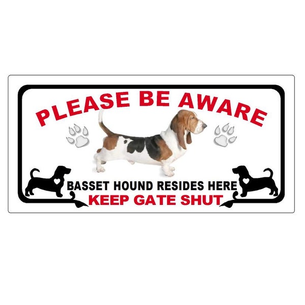 Basset Hound Signs - Etsy