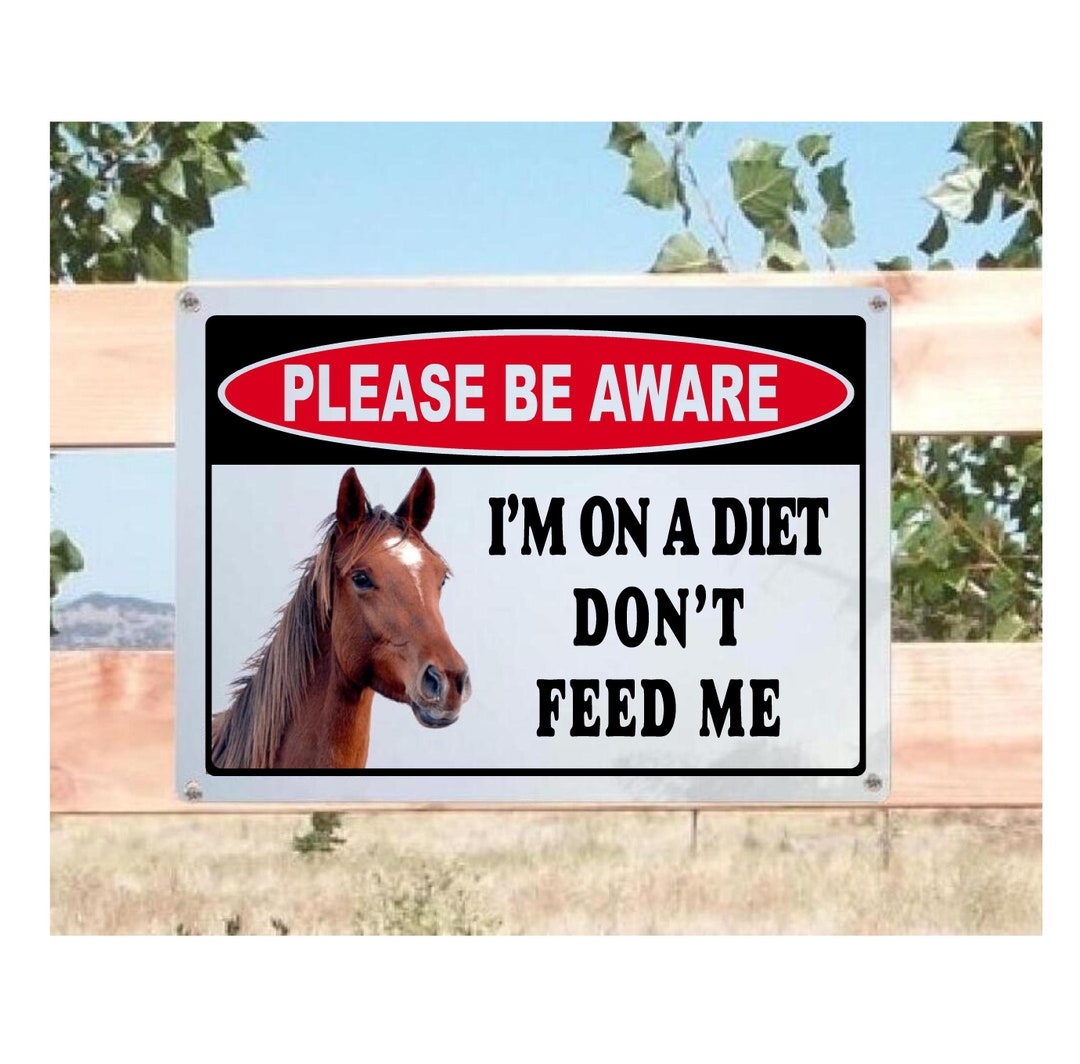 Horse Safety Sign - Etsy