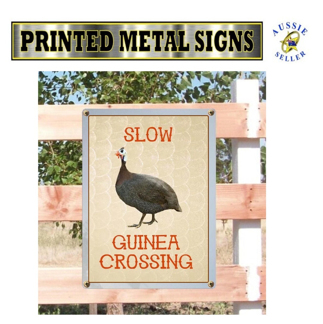 Guinea Fowl Poultry Farm Sign - Etsy
