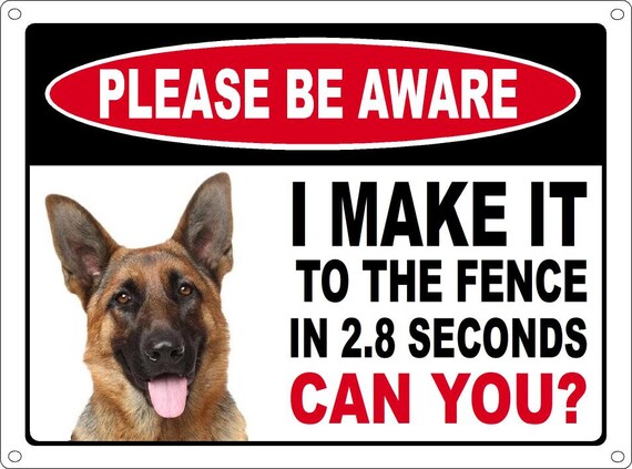 German Shepherd Dog Sign | Etsy