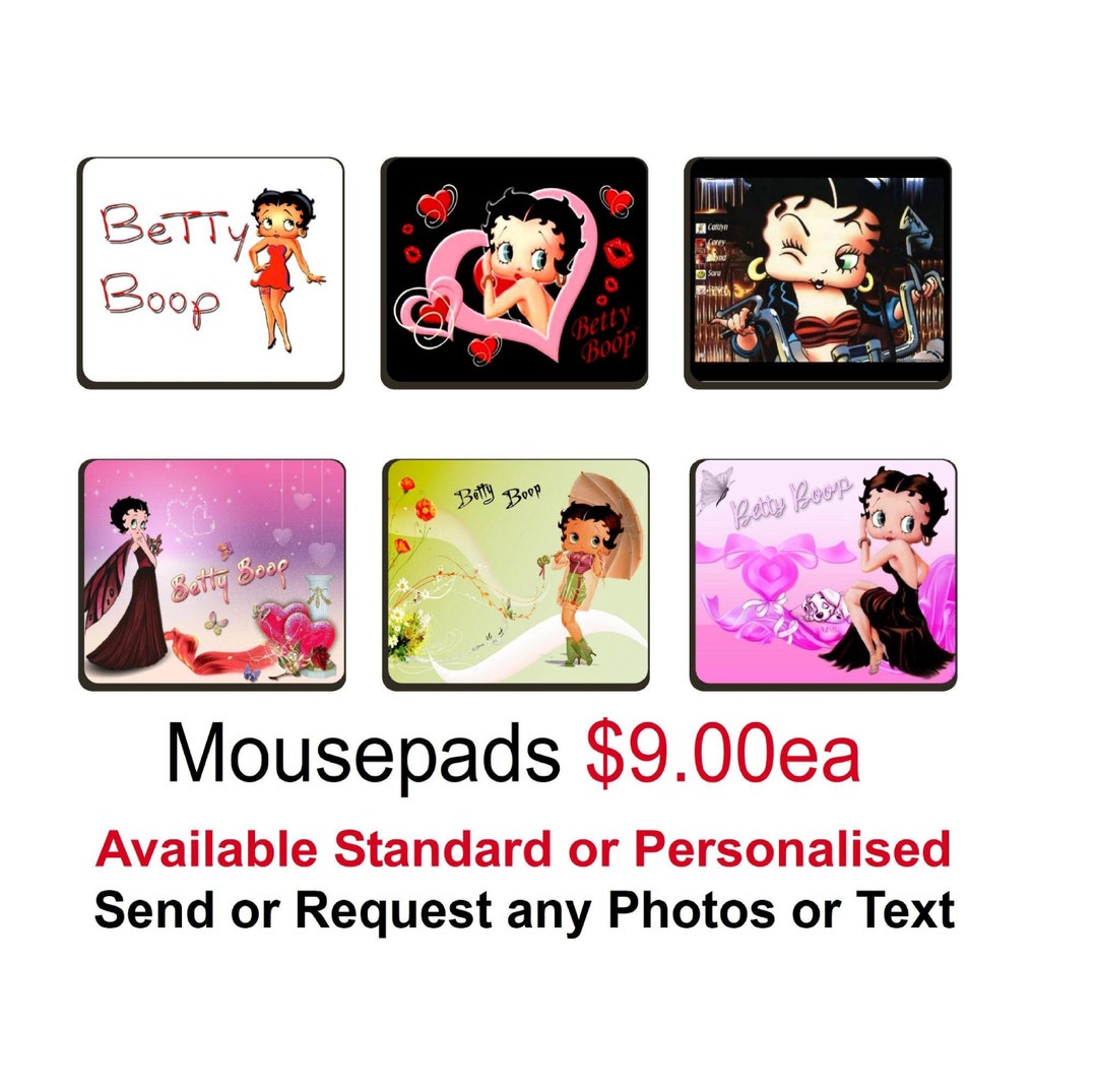 Betty Boop Mouse Pad - Etsy