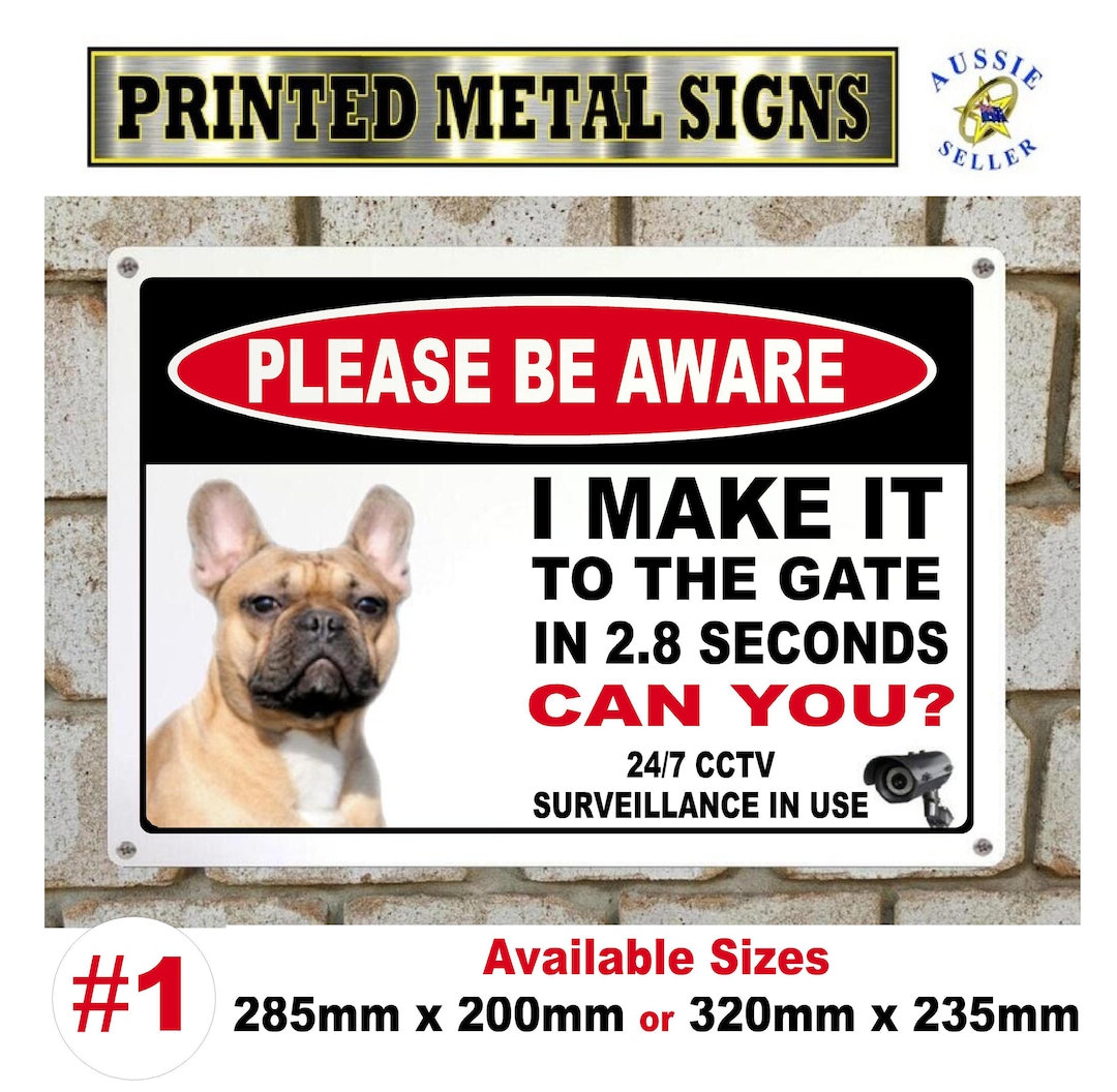 French Bulldog Sign Frenchie Photo Plaque - Etsy