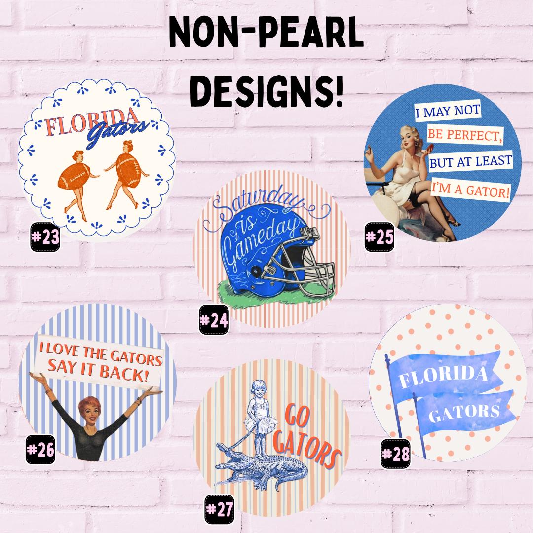 Florida Gators 3" Gameday Buttons | Pearl Designed Buttons - Etsy