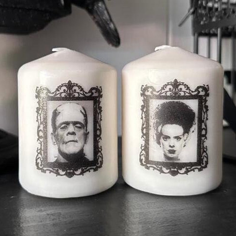 White Monster Candles - Etsy
