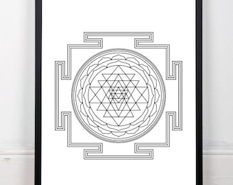 Printable yantra | Etsy