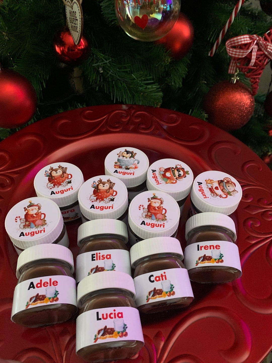 Nutella mini con grafica personalizzata Natale - Etsy Italia