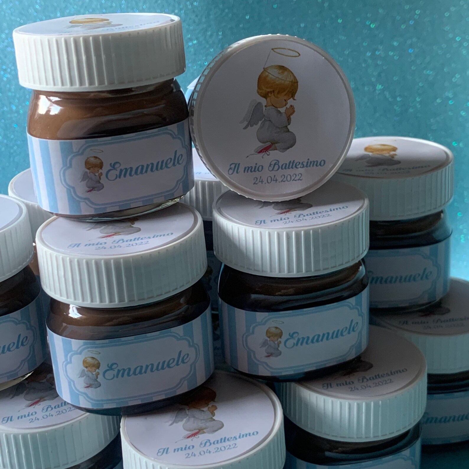 Nutella mini barattolino personalizzato BOY - Etsy Italia