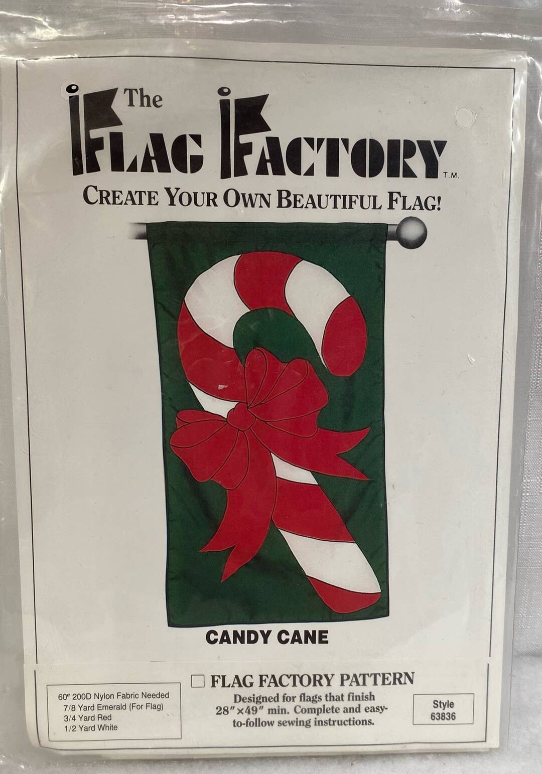 The Flag Factory Candy Cane Flag Pattern - Etsy