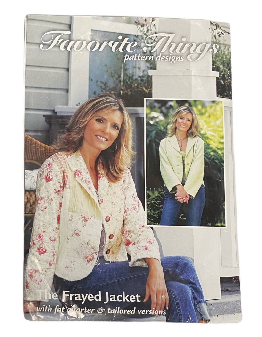 Favorite Things Pattern Designs the Frayed Jacket Multi Sizes 4-22 - Etsy