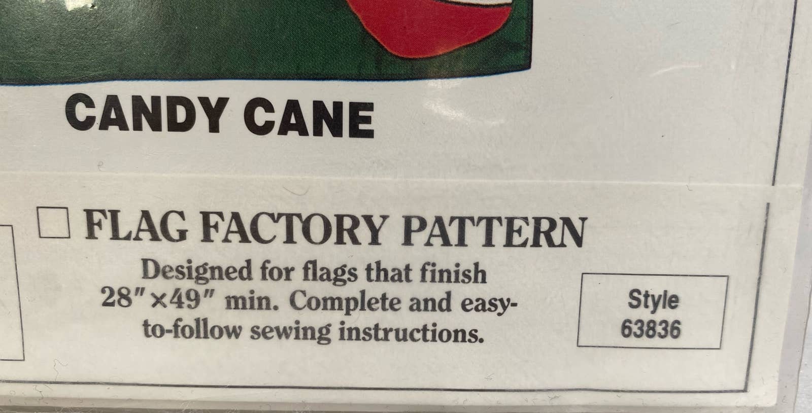 The Flag Factory Candy Cane Flag Pattern - Etsy
