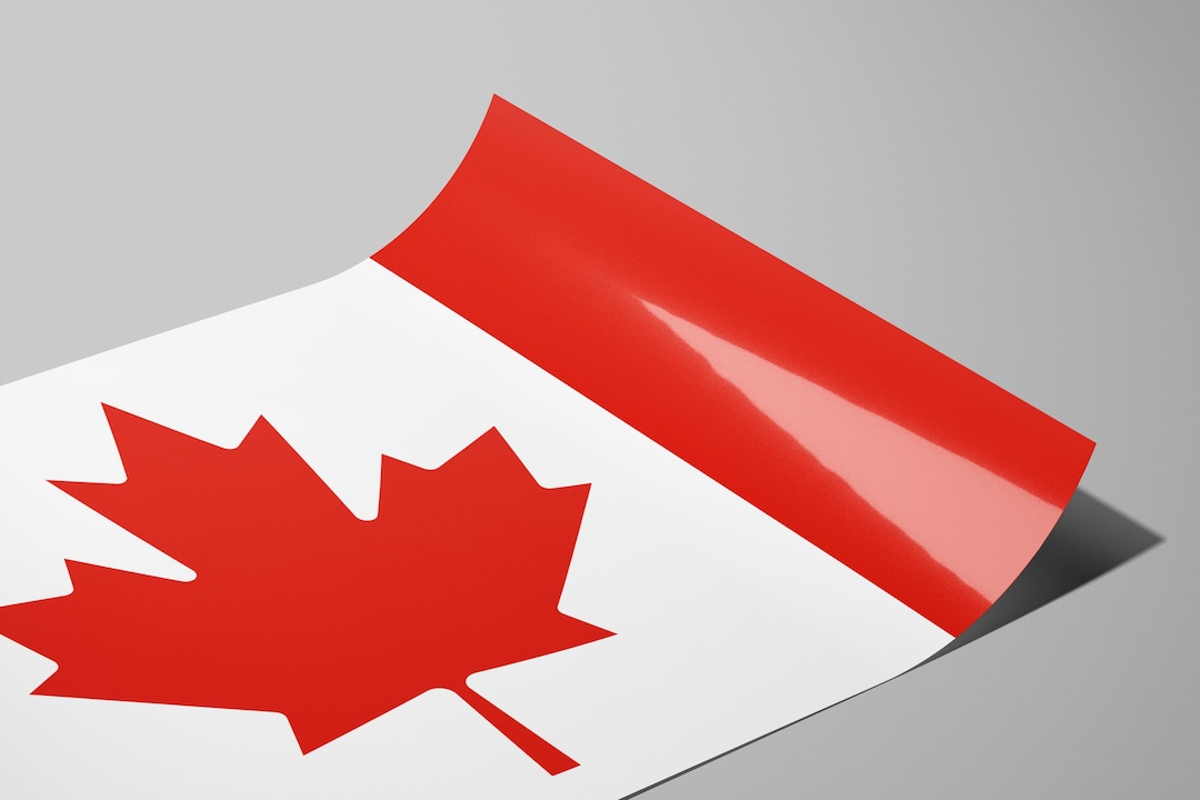 Canadian Flag Poster Print: Patriotic Maple Leaf Wall Art - Etsy
