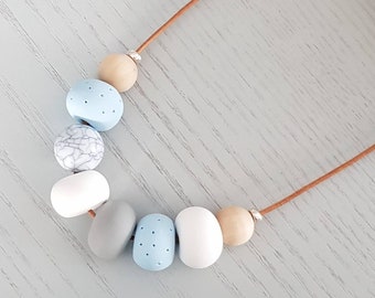 Baby blue necklace | Etsy