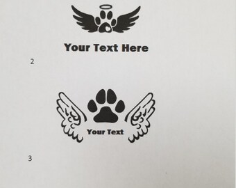 Pet memorial decal | Etsy