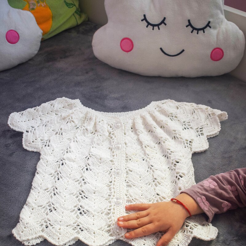 Communion Cardigan - Etsy Ireland