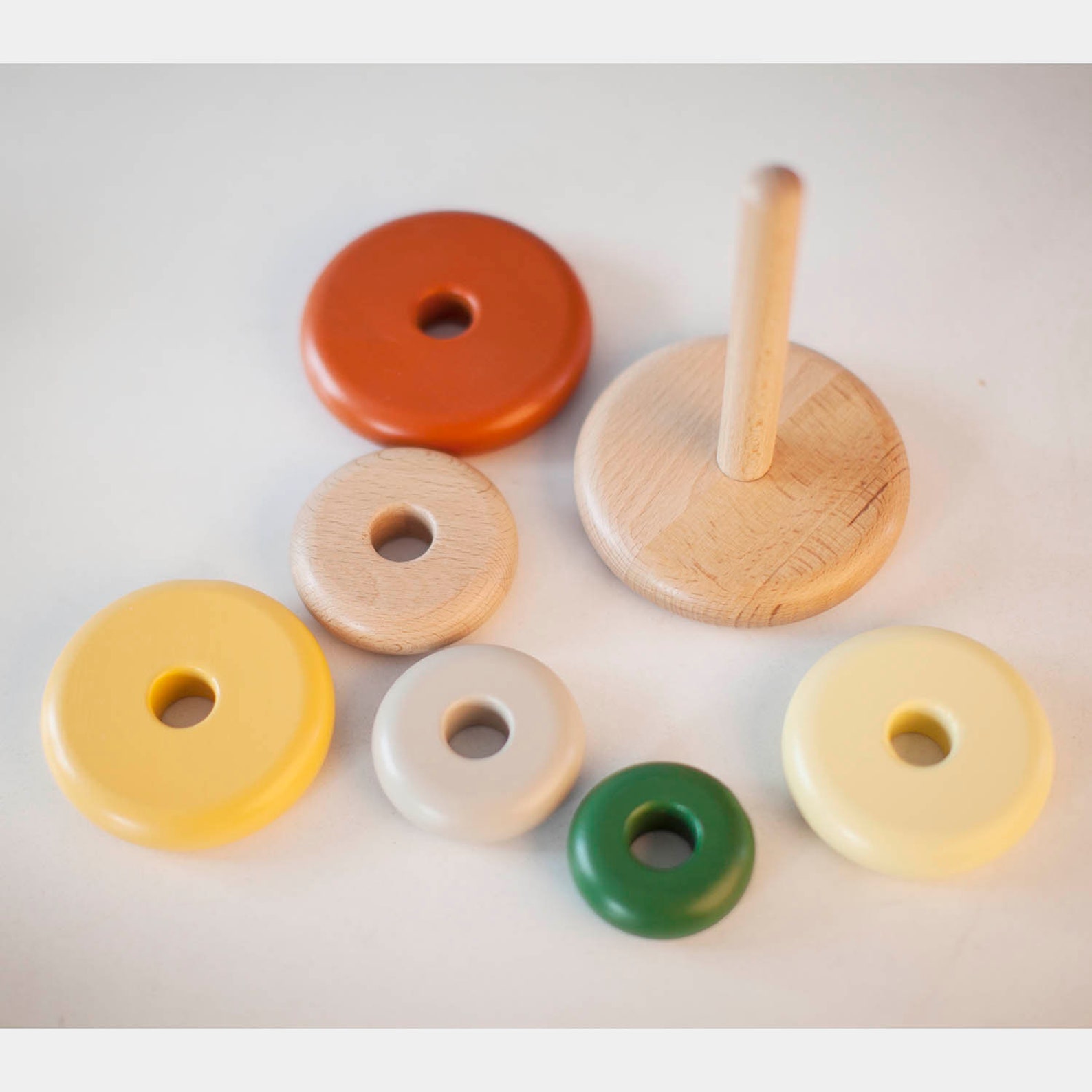Stacking Montessori Tower, Stack Sensory Toy, Color Sorting Toy ...