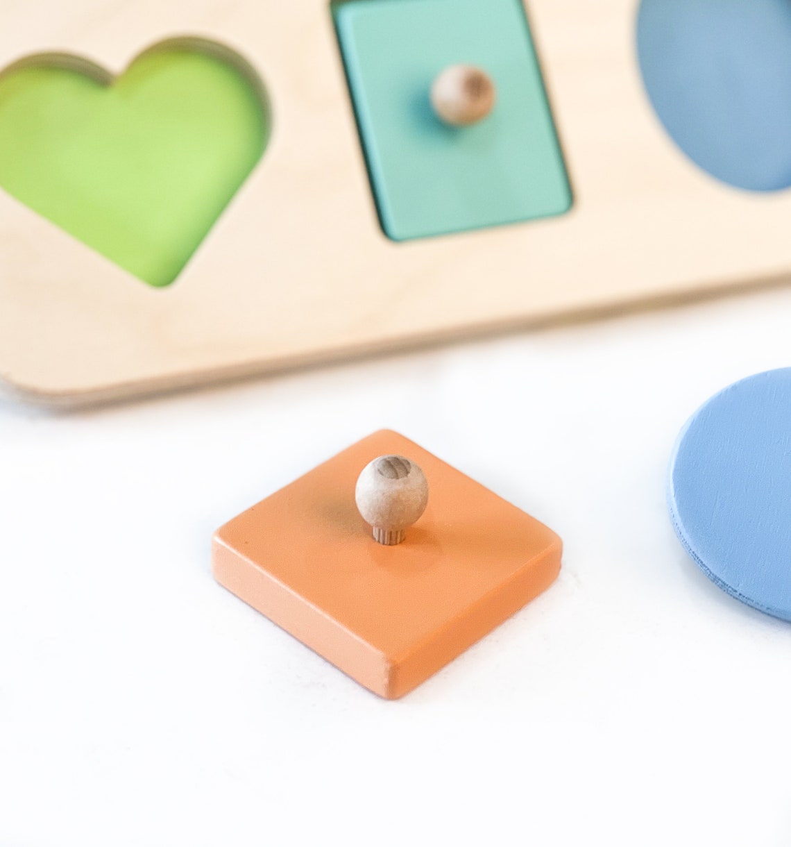 Shape Sorting Toy Wooden Shape Sorter Color Sorting Toy - Etsy