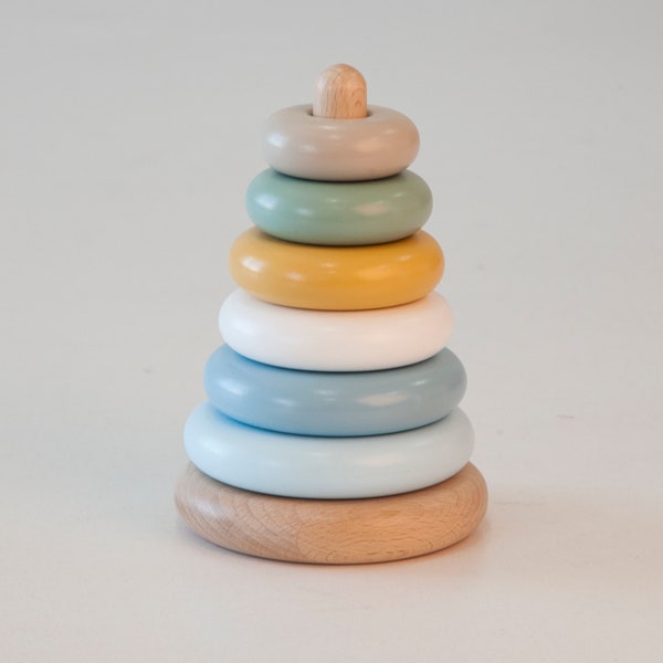 Wooden Ring Stacker - Etsy