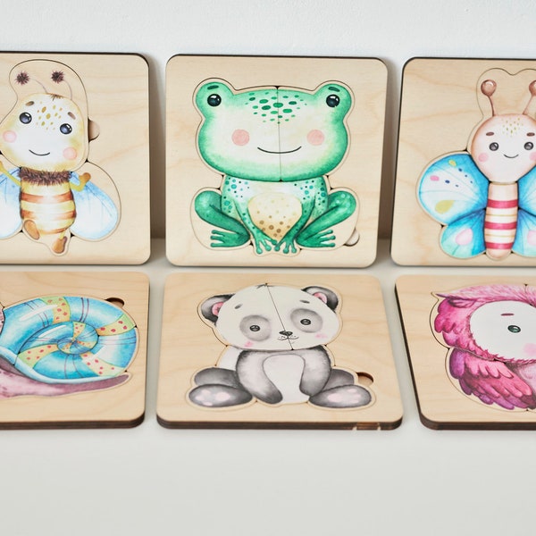 Wooden Bug Puzzles - Etsy