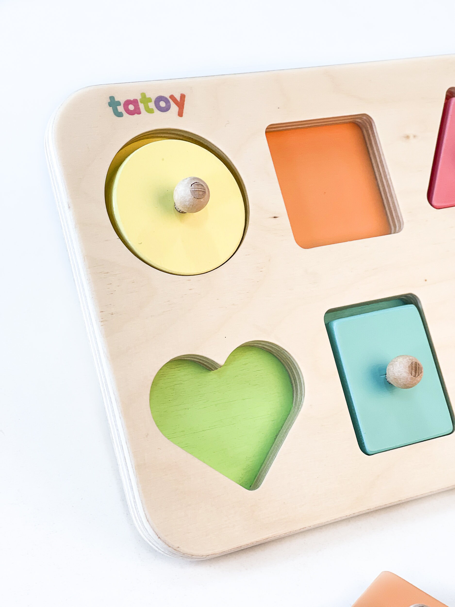 Shape Sorting Toy Wooden Shape Sorter Color Sorting Toy - Etsy