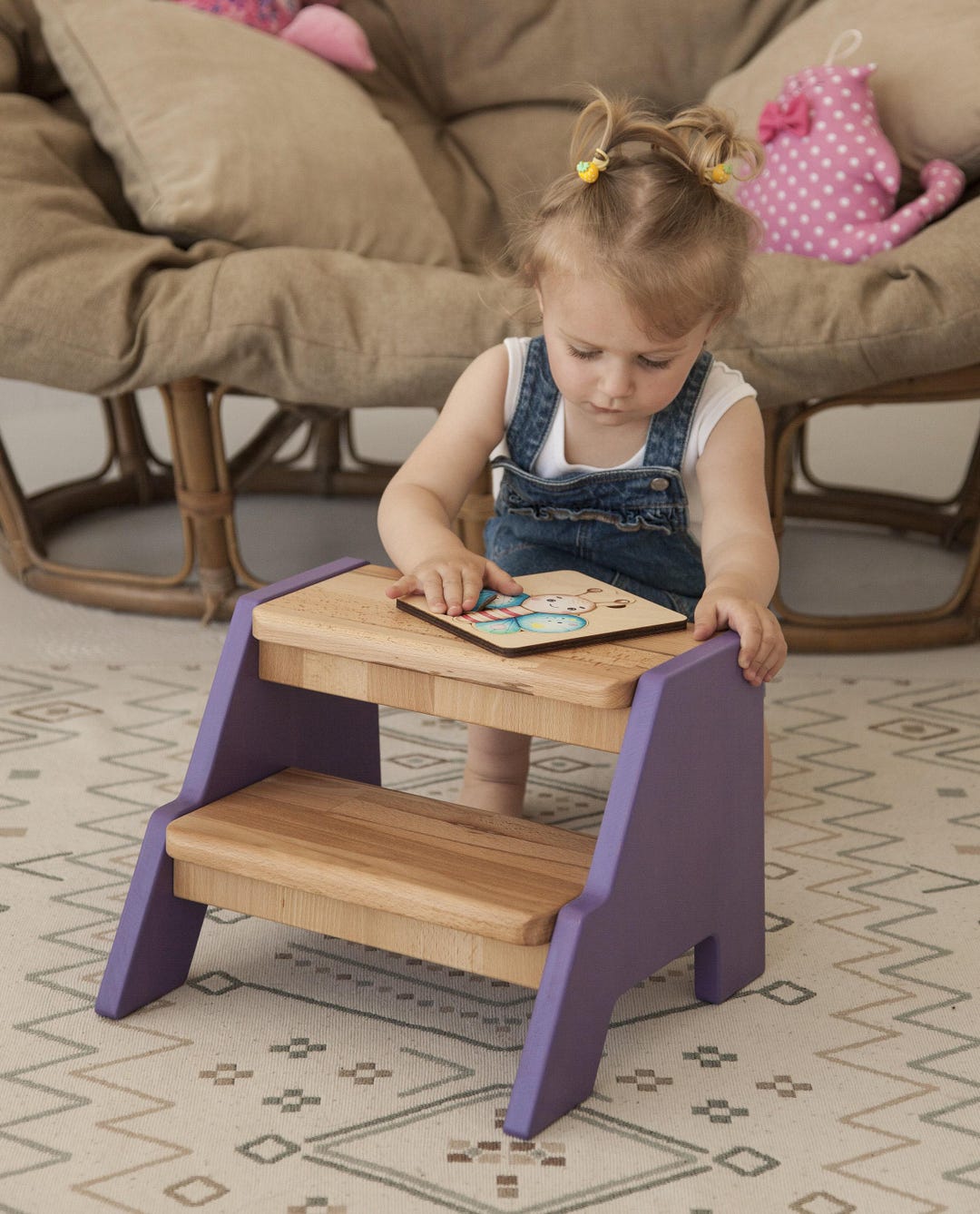 Custom Step Stool With Engraving, Toddler Back to School, Kids Grandma ...