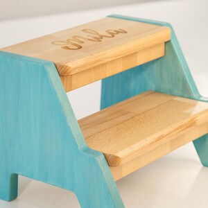 Monogram Montessori Step Stool, Custom Step Stool With Name, Helper ...