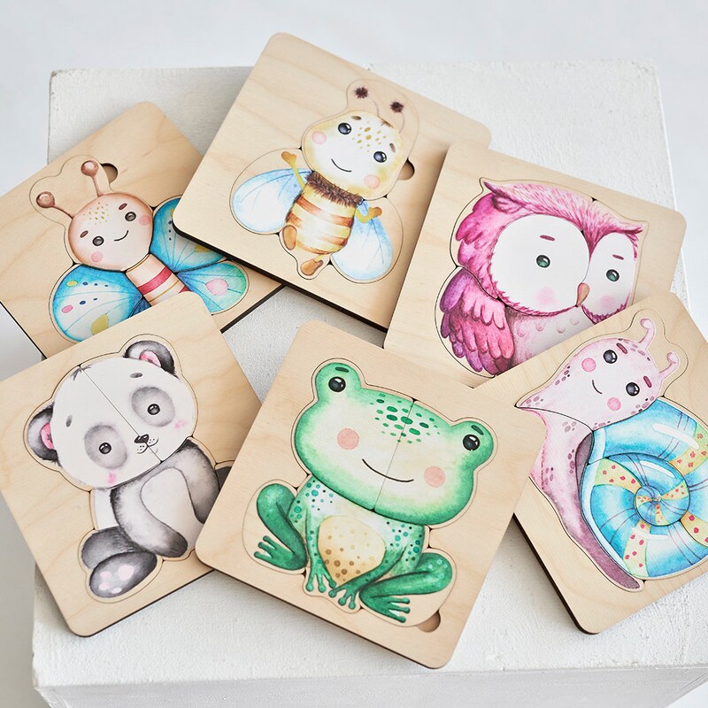 Wooden Bug Puzzles - Etsy