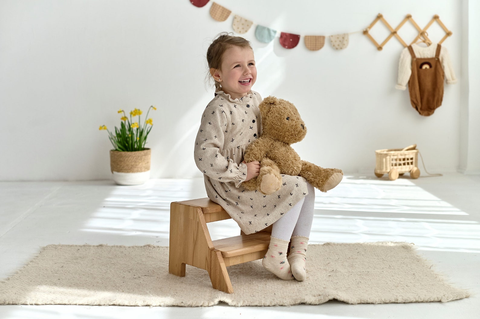 Montessori Step Stool With Kids Name, Custom Step Stool With Name ...