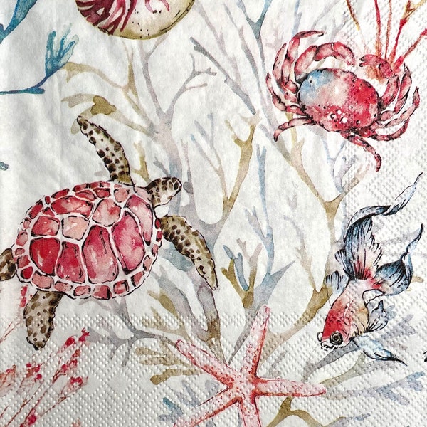 Turtle Napkins - Etsy