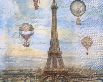 Balloons over paris | Etsy